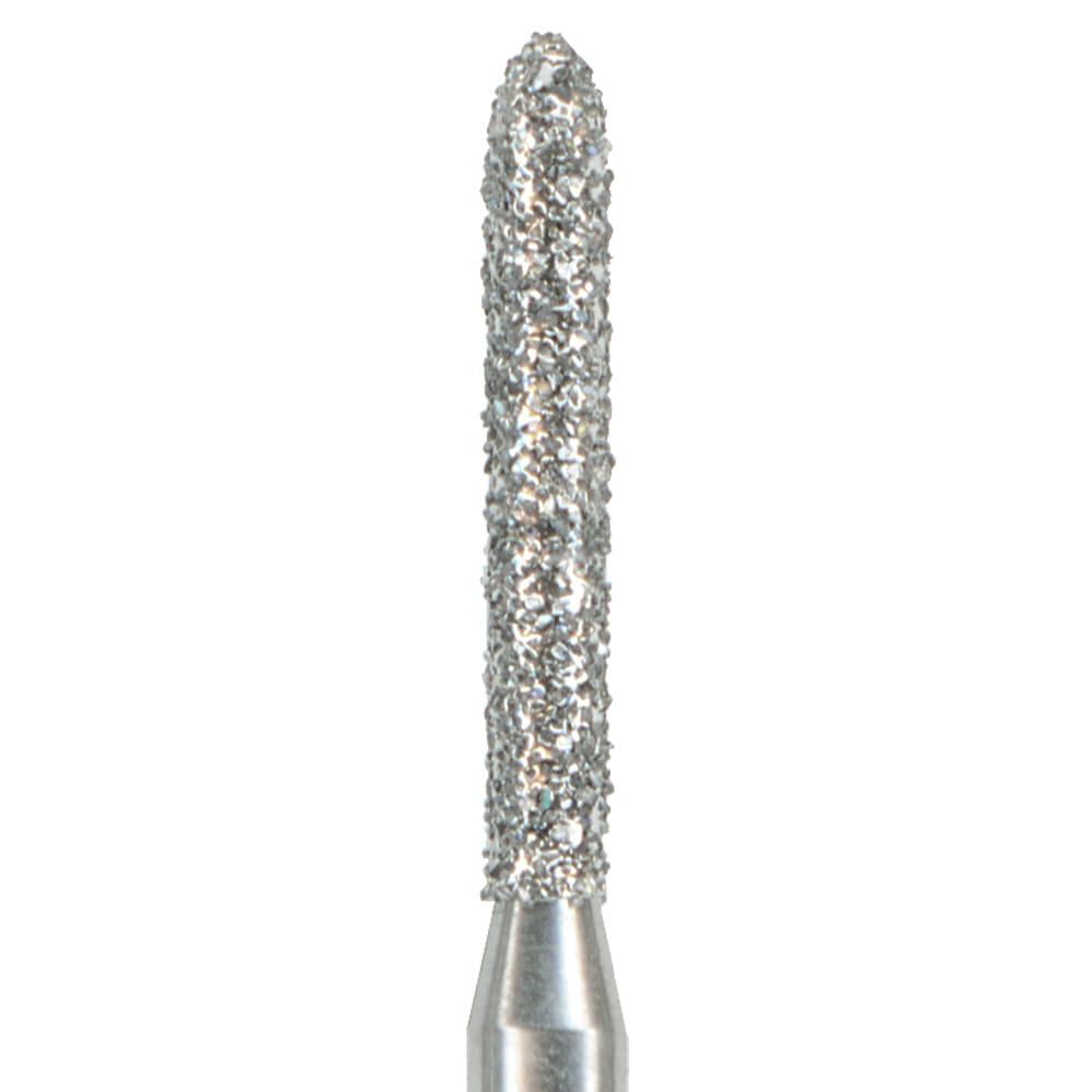 NTI Diamond Bur FG Torpedo Modified Beveled Cylinder 878 - Pack 5