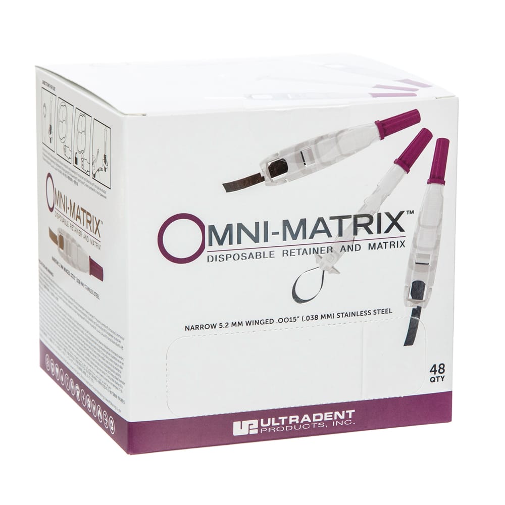 Ultradent Omni-Matrix Narrow, Stainless Steel - Pack 48