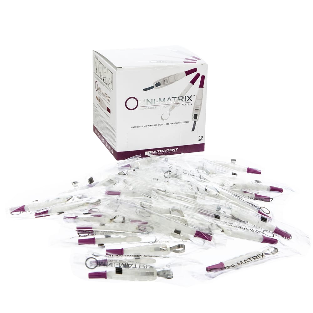 Ultradent Omni-Matrix Narrow, Stainless Steel - Pack 48