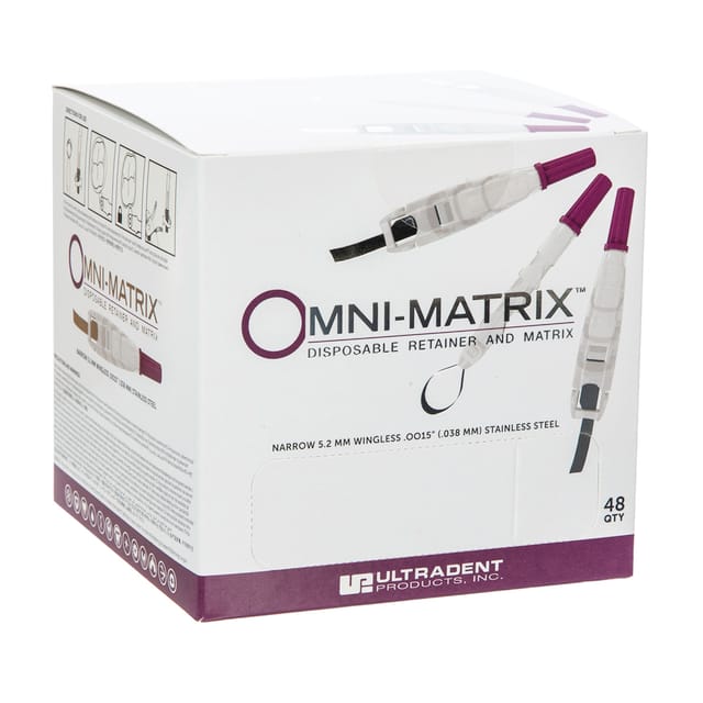 Ultradent Omni-Matrix Narrow, Stainless Steel - Pack 48