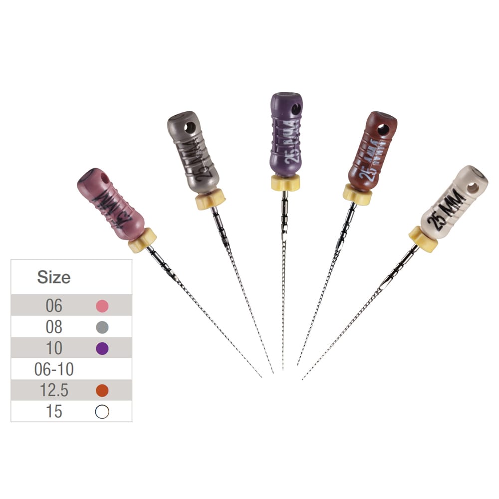 VDW C-Pilot File Sterile Stainless Steel CC 19mm - Pack 6